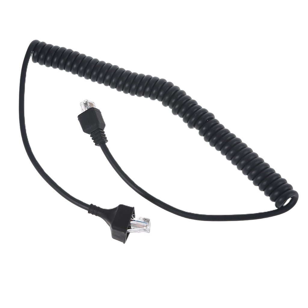 Yammee RJ-45 8 Pin to 8 Pin Radio Earpiece Speaker Microphone Cable for Kenwood Mobile Radio KMC ...