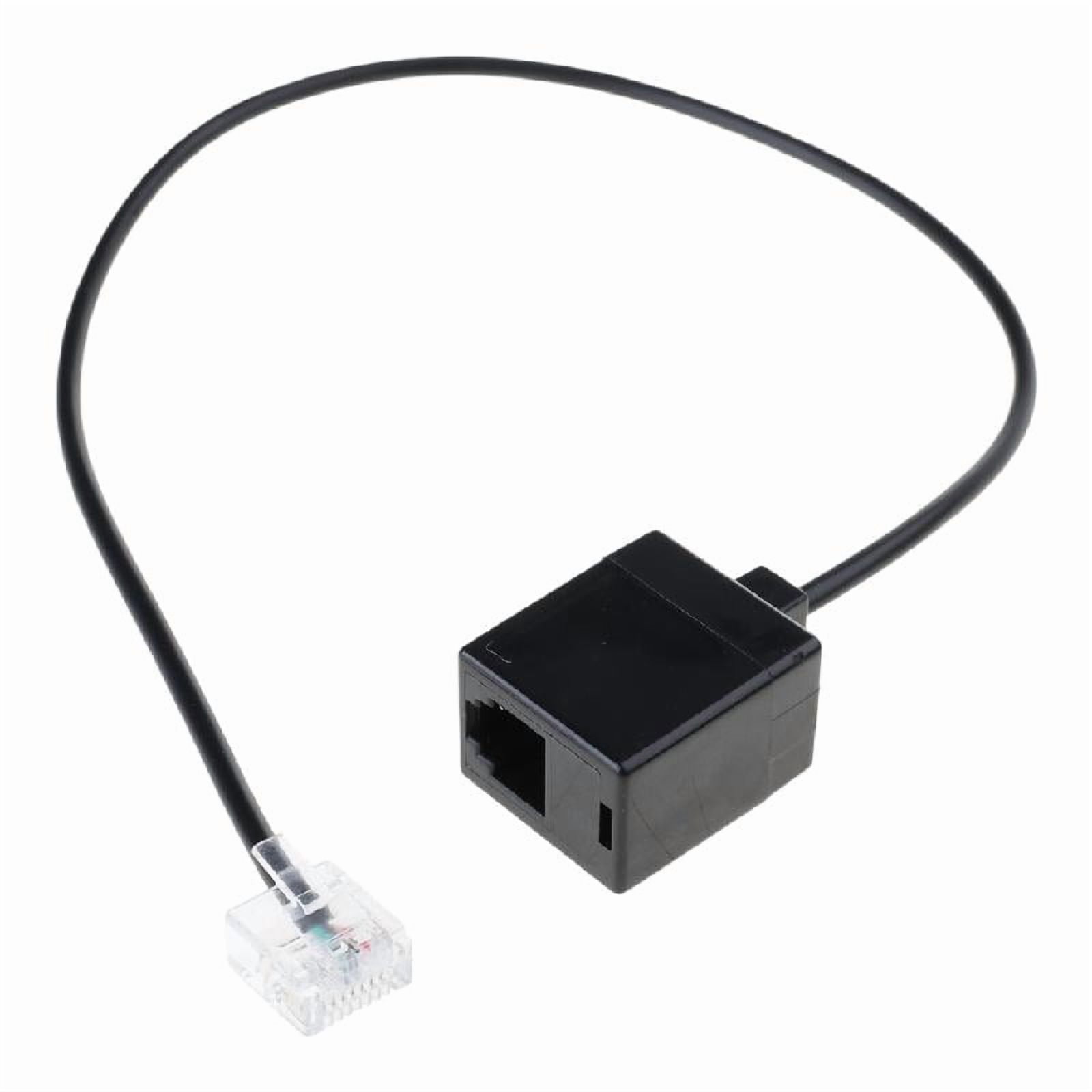 Yammee RJ45 to RJ11 Converter Adapter Cable Connector, Ethernet To ...