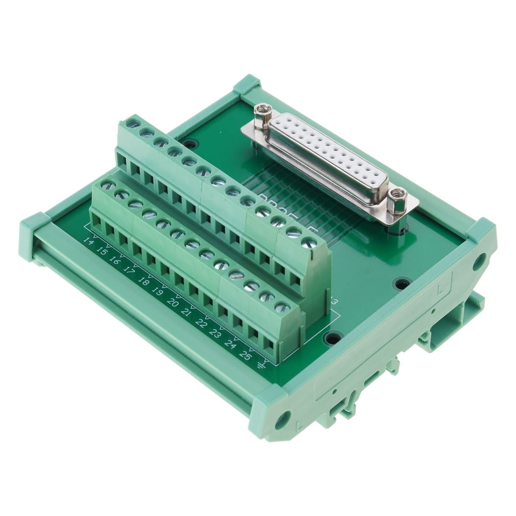 Yammee Rail Terminal Block DB9 to DB78 Male Female Connector for Serial ...