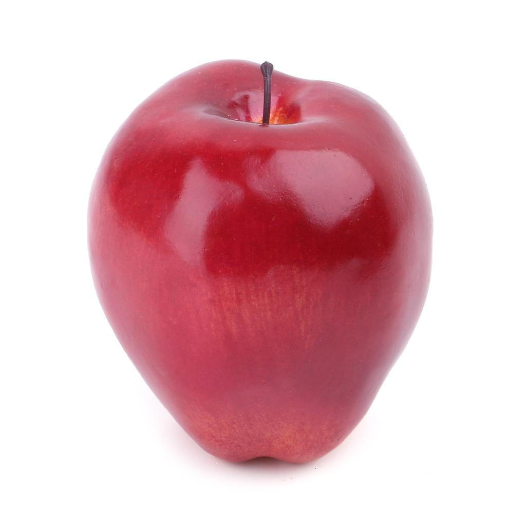Yammee Realistic Lifelike Artificial Fruit Red Delicious Kitchen Fake ...