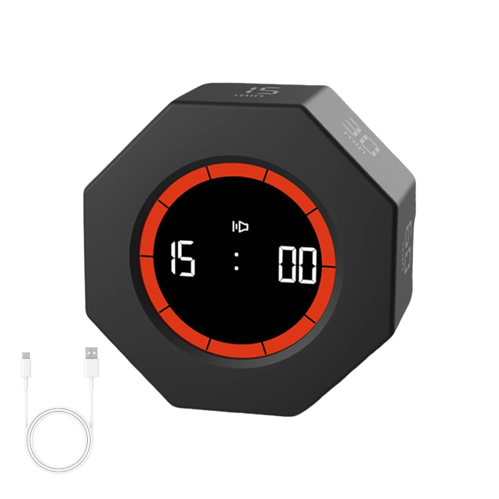 Rechargeable Digital Timer Quiet Operations Automatic Rotating Kitchen ...