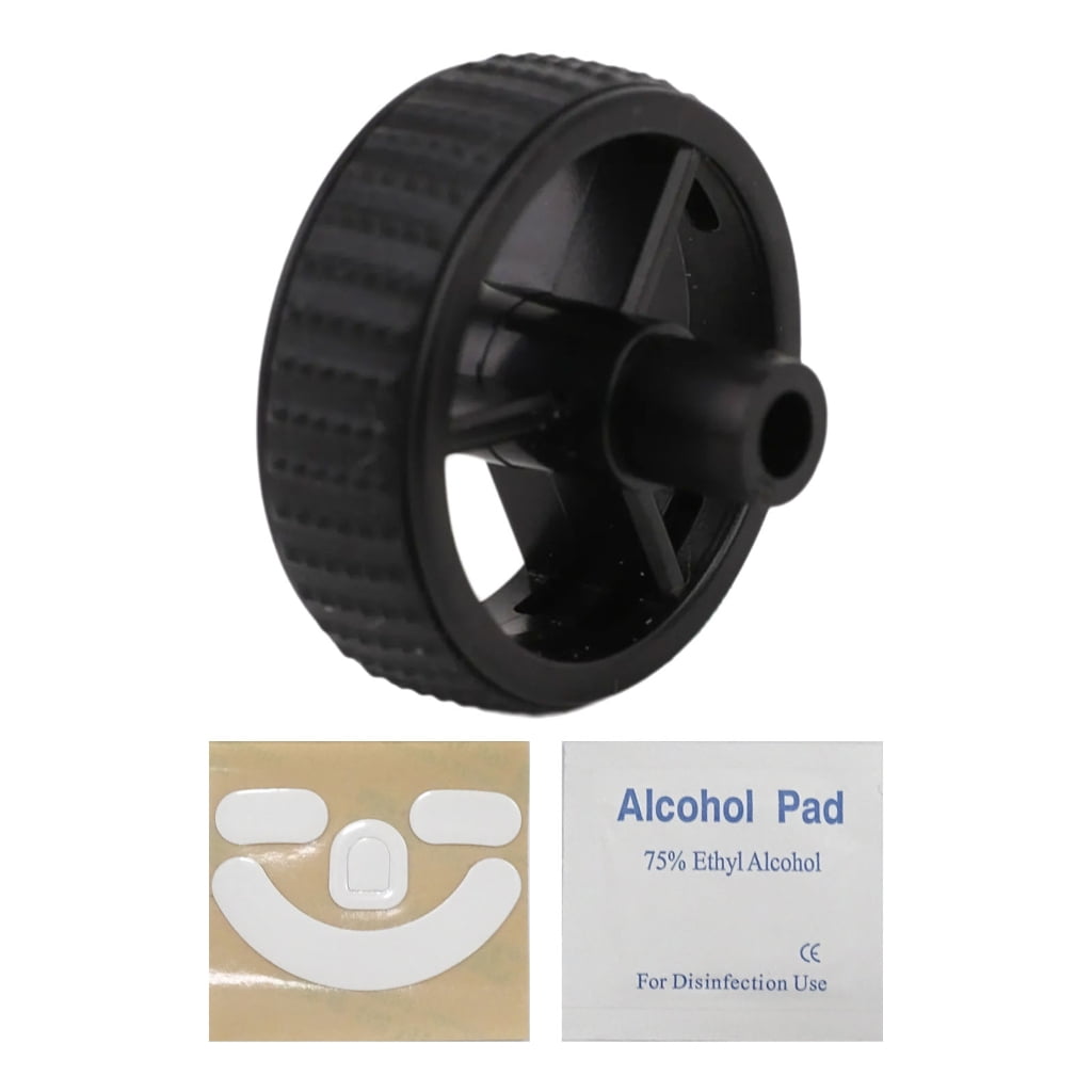 Yammee Replacement Mouse Scrolls Wheel with Glides Pad for V2Pro Mouse ...
