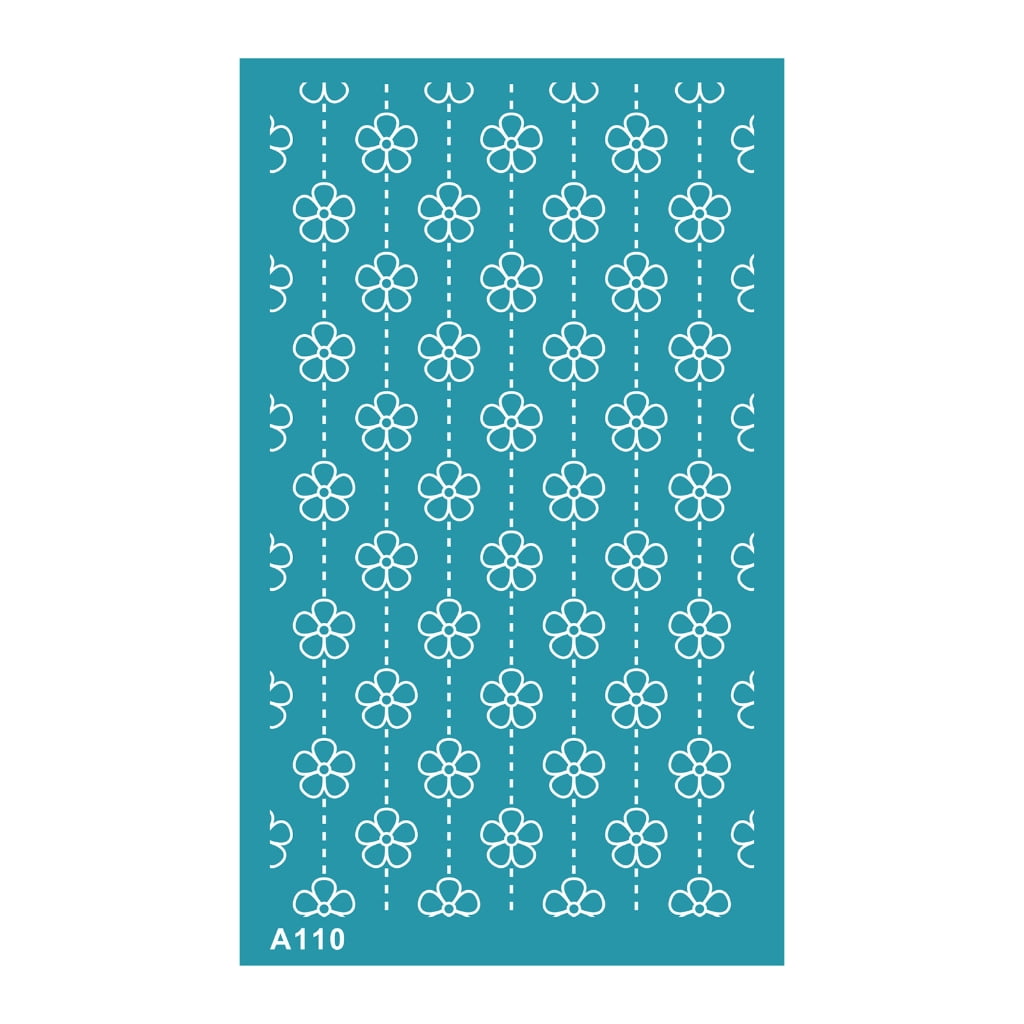 Yammee Reused Silk Screen Templates for Clay Jewelry Earrings, Texture ...