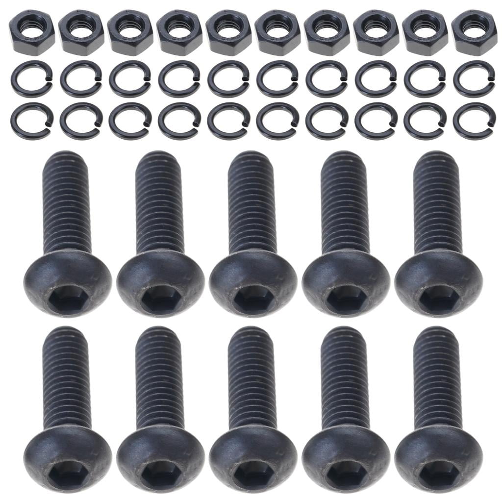 Yammee Round Head Screws Steel Hexagonal sockets Bolts with Nut ...
