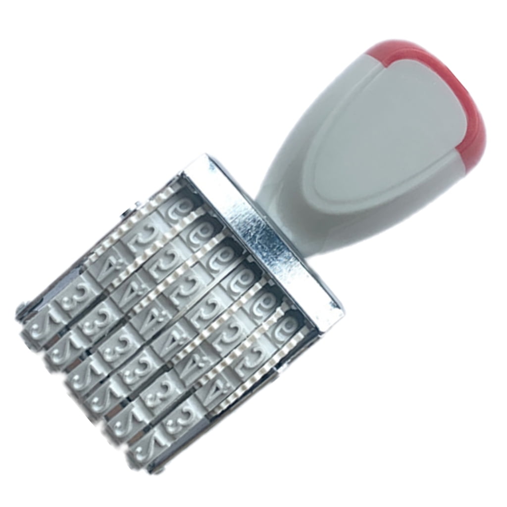 Yammee Rubber Stamp Line Dater Office Stamp Rotating Stamp for Scrapbooking Packaging - Walmart.com