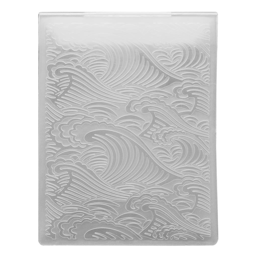 Yammee Sea Wave Background Embossing Template Aesthetic Embossing ...