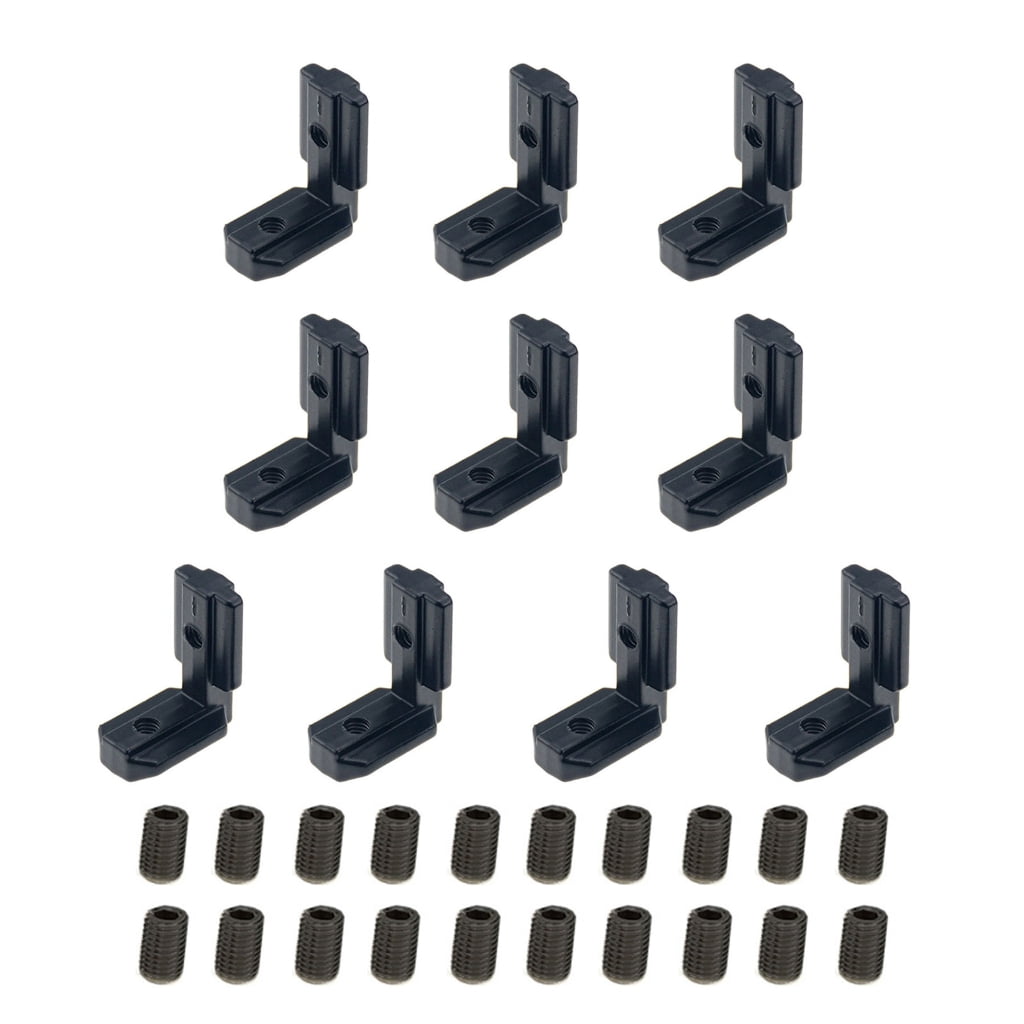 Yammee Set Of 10 L Shape Angle Connectors with Screws Structural ...