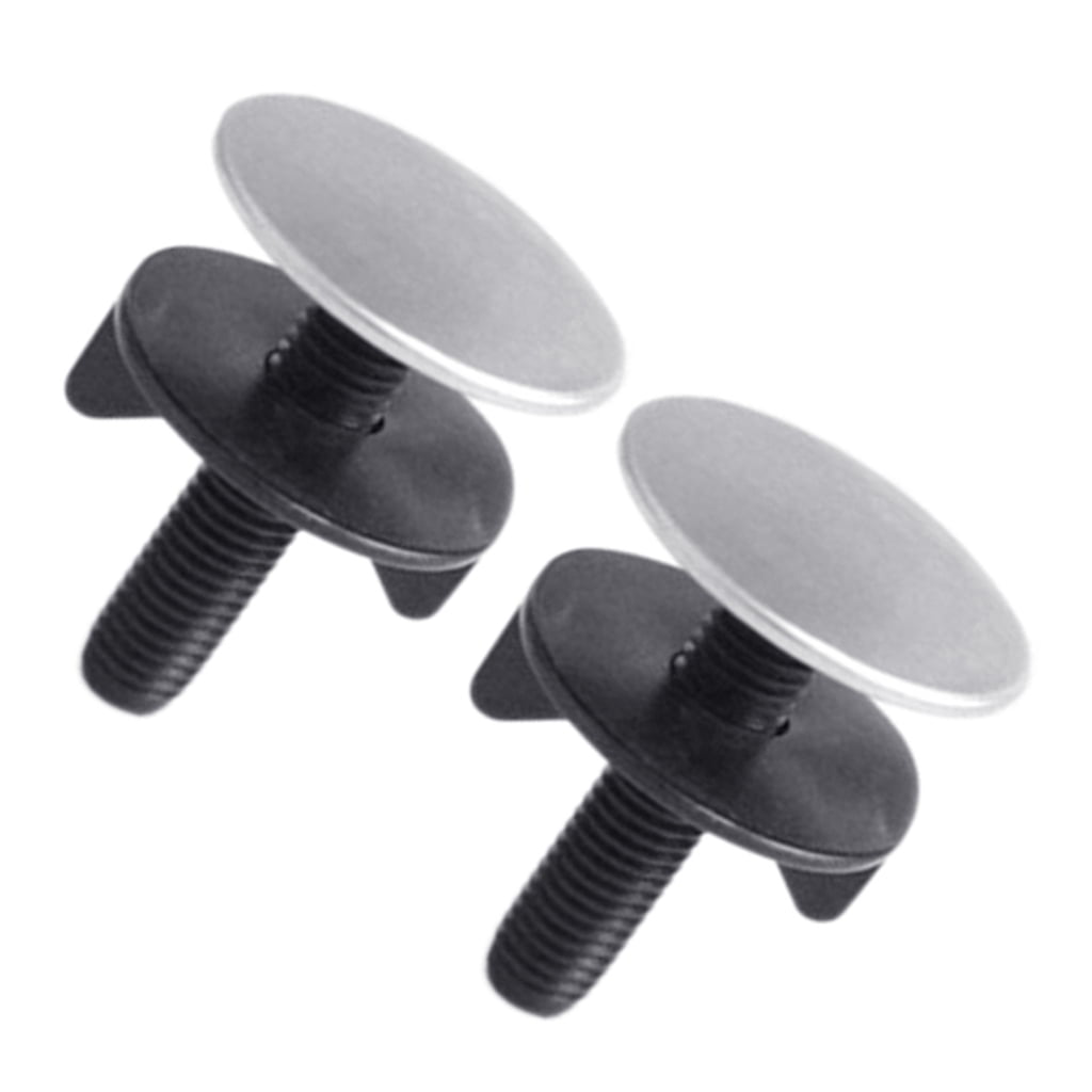 Yammee Set of 2 Metal Sink Hole Caps Steel Kitchen Sink Hole Blockers ...