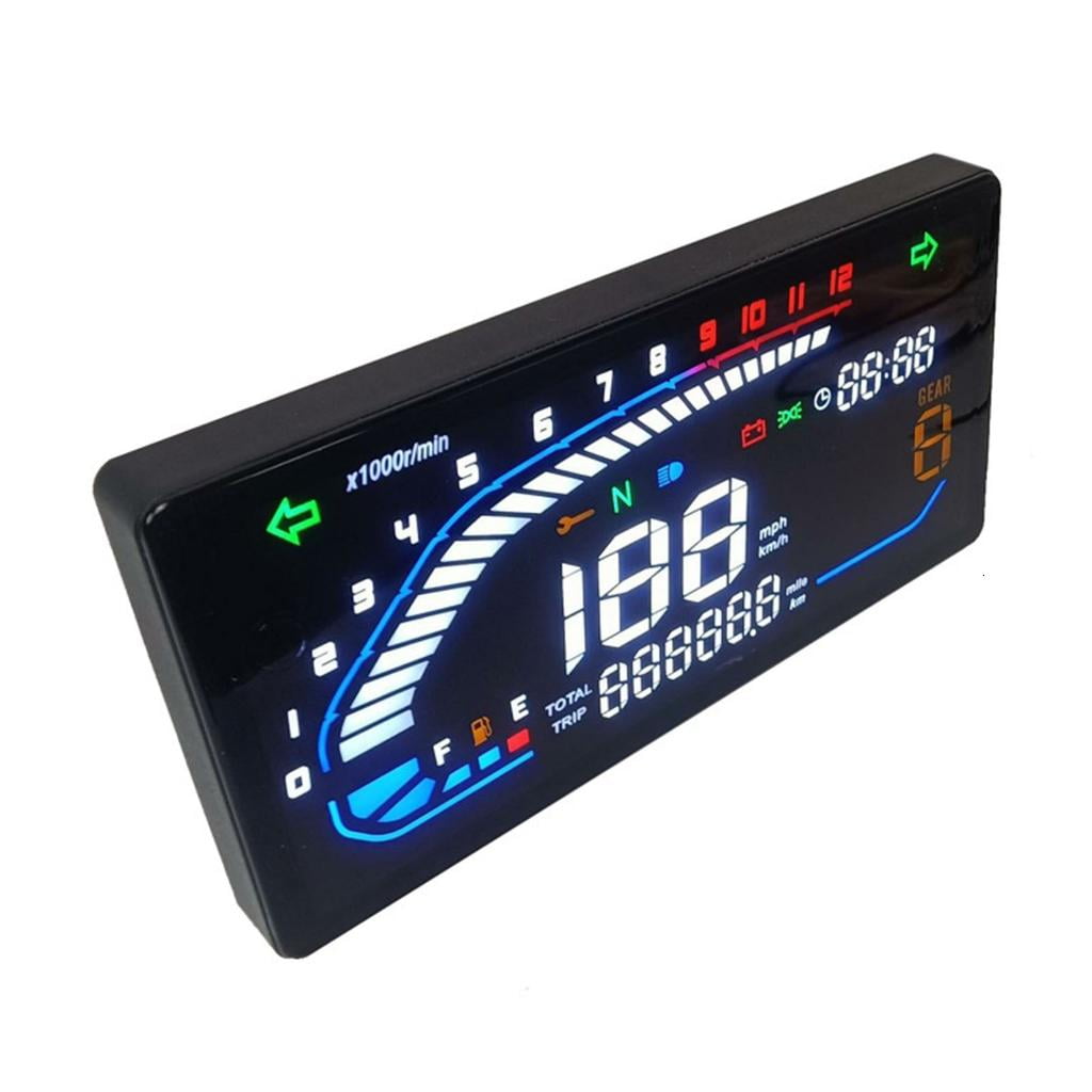 Yammee Shockproof Advanced Motorbike Speedometer High Contrast Display ...