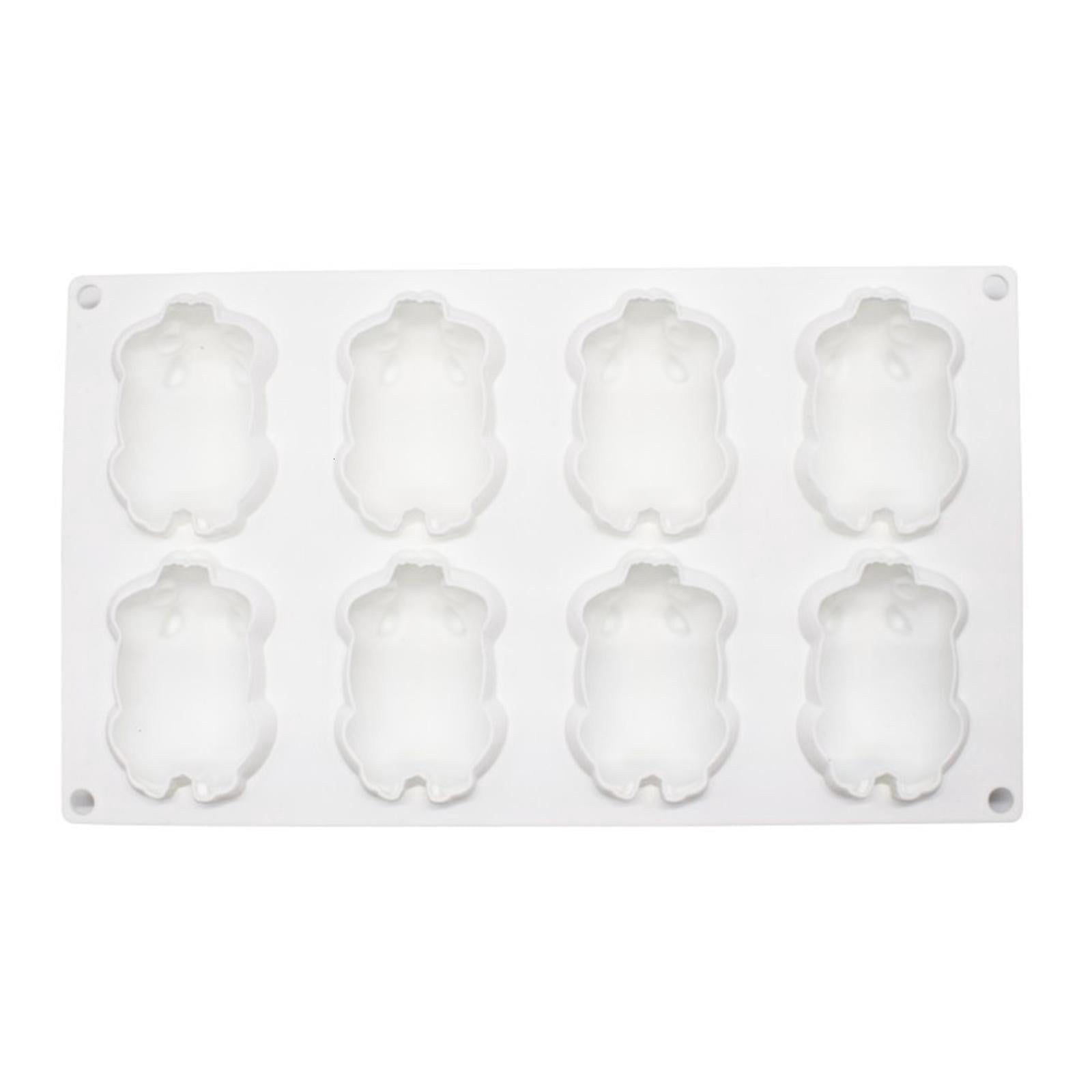 Yammee Silicone Fondant Mold 8-Cavity Cute Hamster Shape Handmade ...