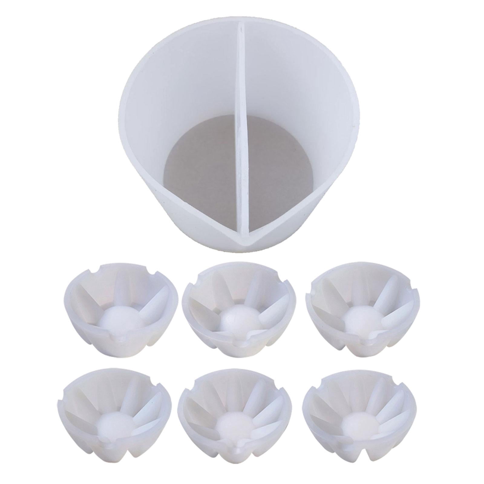 Yammee Silicone Split Cup 2/3/4/5 Chambers Reusable Silicone Pouring ...