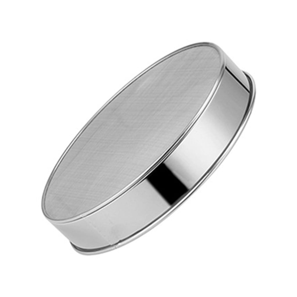 Yammee Silver Color Sieve Flour Sieve Fine Screen Filter Stainless ...