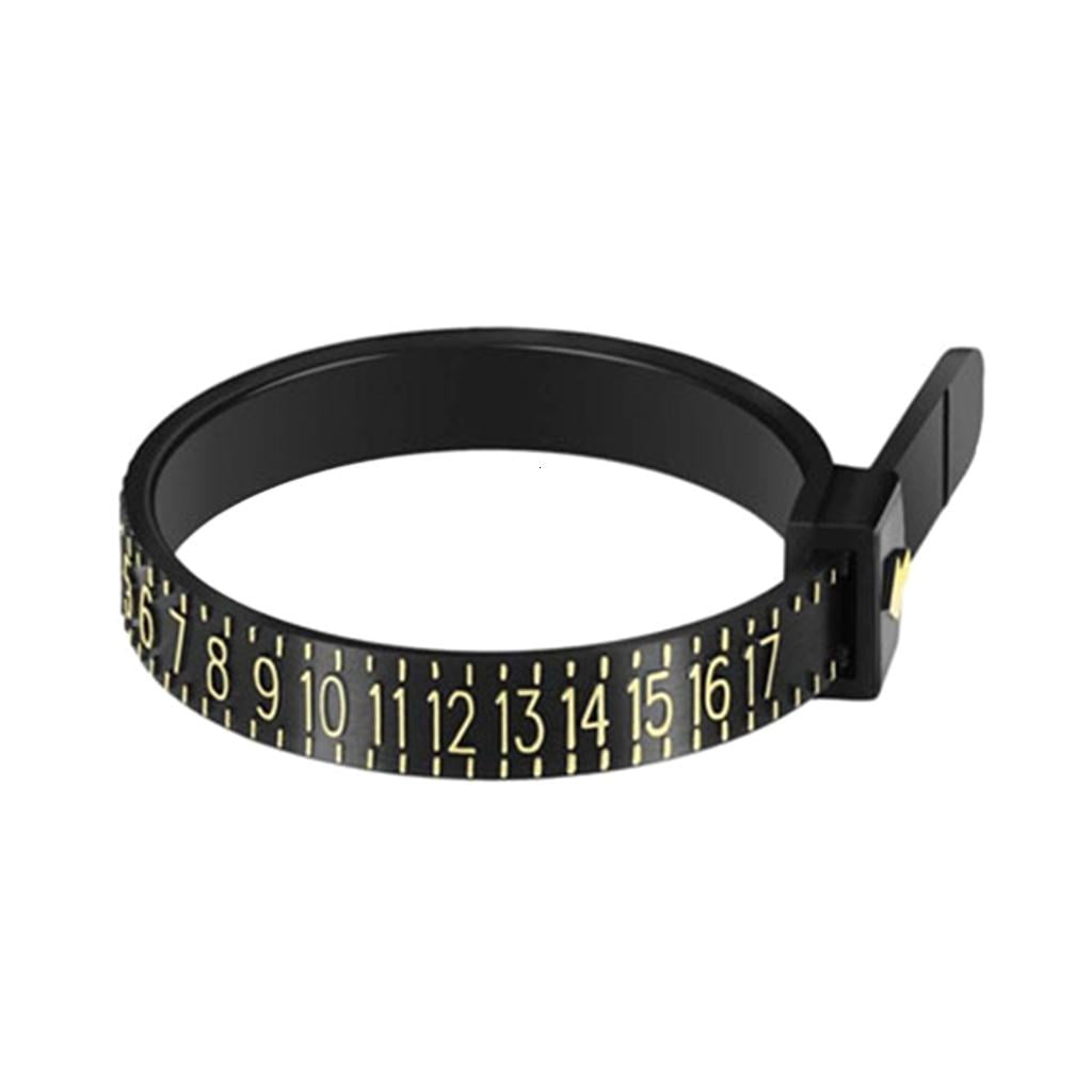 Yammee Small Ring Ruler Measurer Finger Coil Ring Sizing Tool UKSize US ...