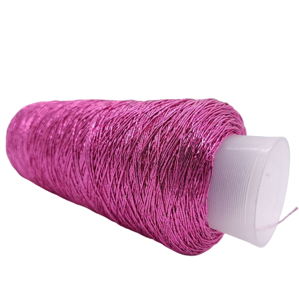 Yammee Sparkling Polyester Yarn Crochet Thread 200g/Roll for Knitting ...
