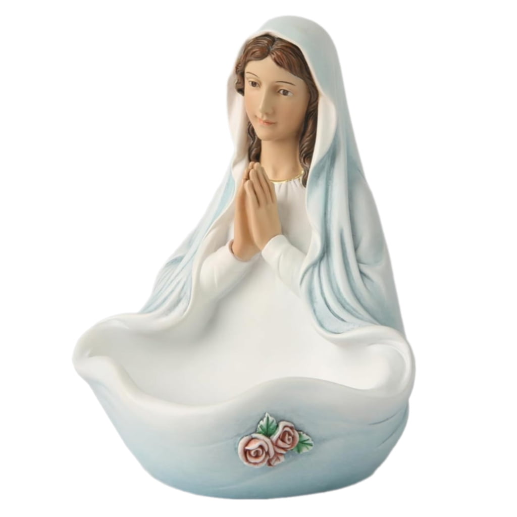 Yammee Spiritual Decors Resins Woman Statue Figurine with Bowl for Home ...