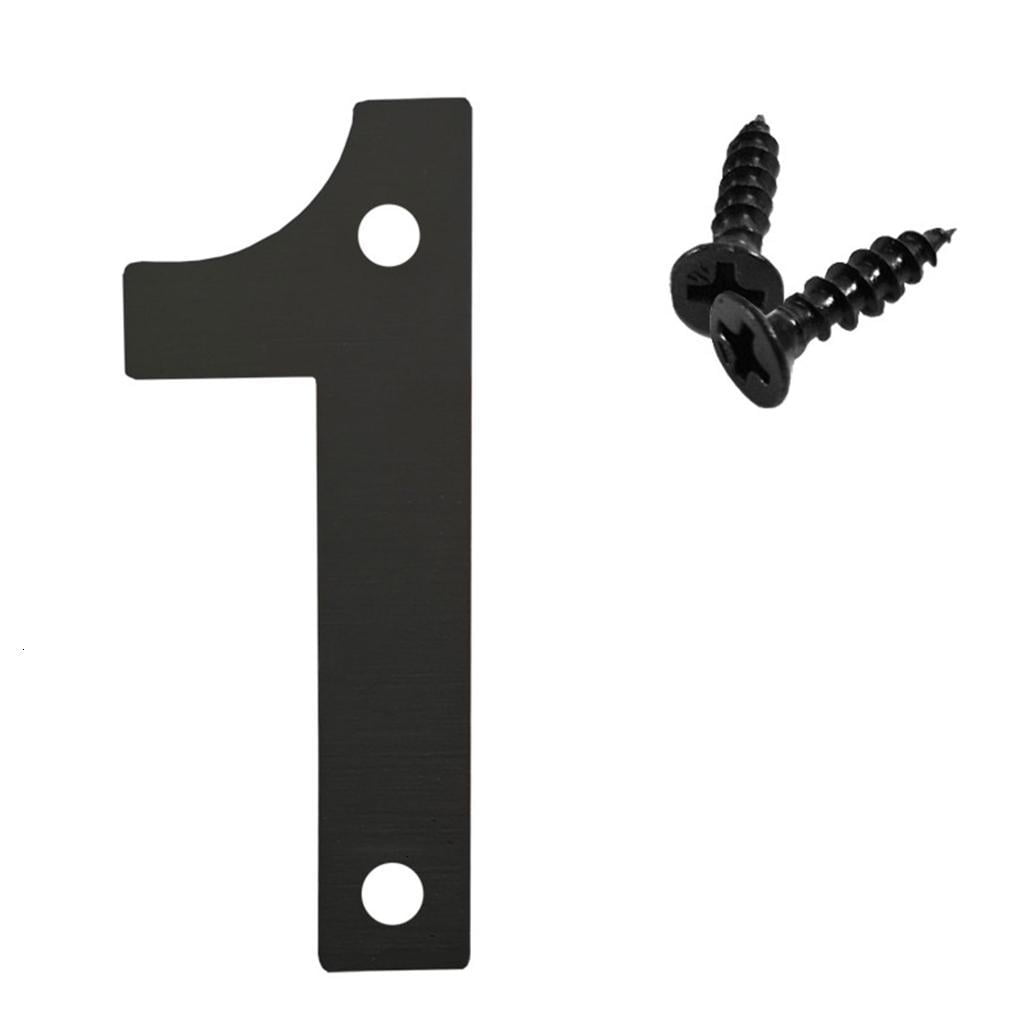 Yammee Stainless Steel Door Numbers Clear Visibilities Numbers for ...