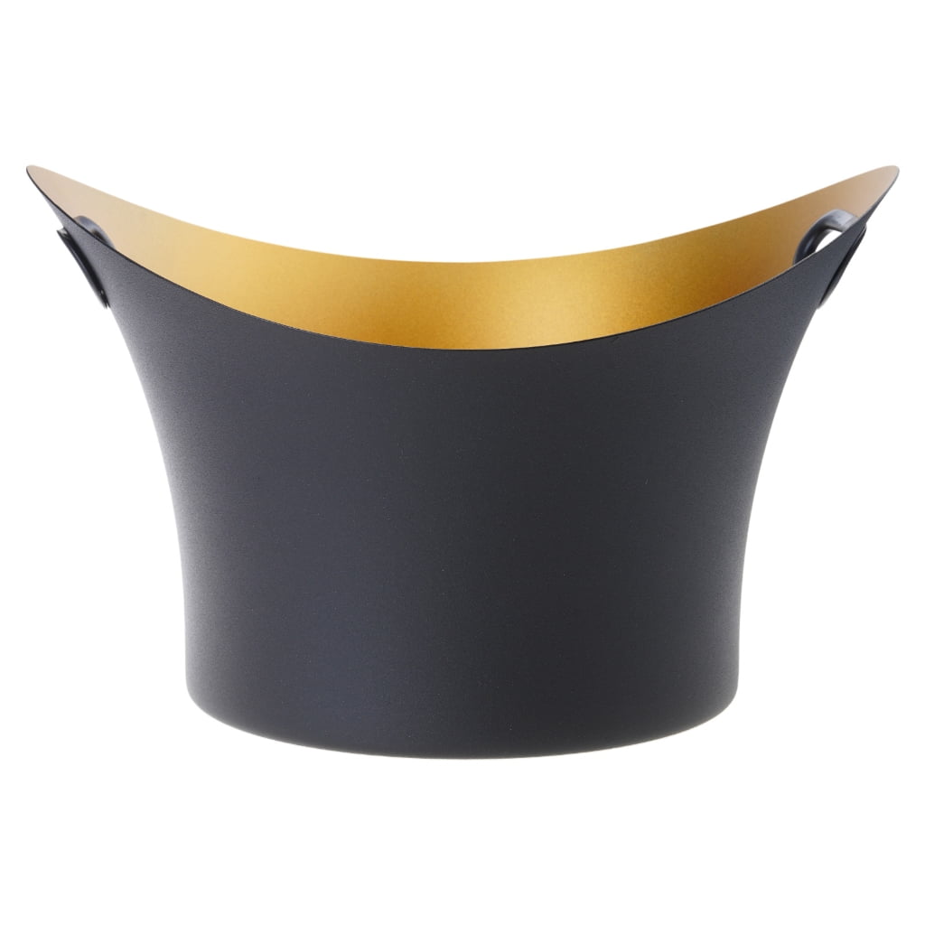 Yammee Stainless Steel Ice Bucket for Family Celebration Ingot Shape ...