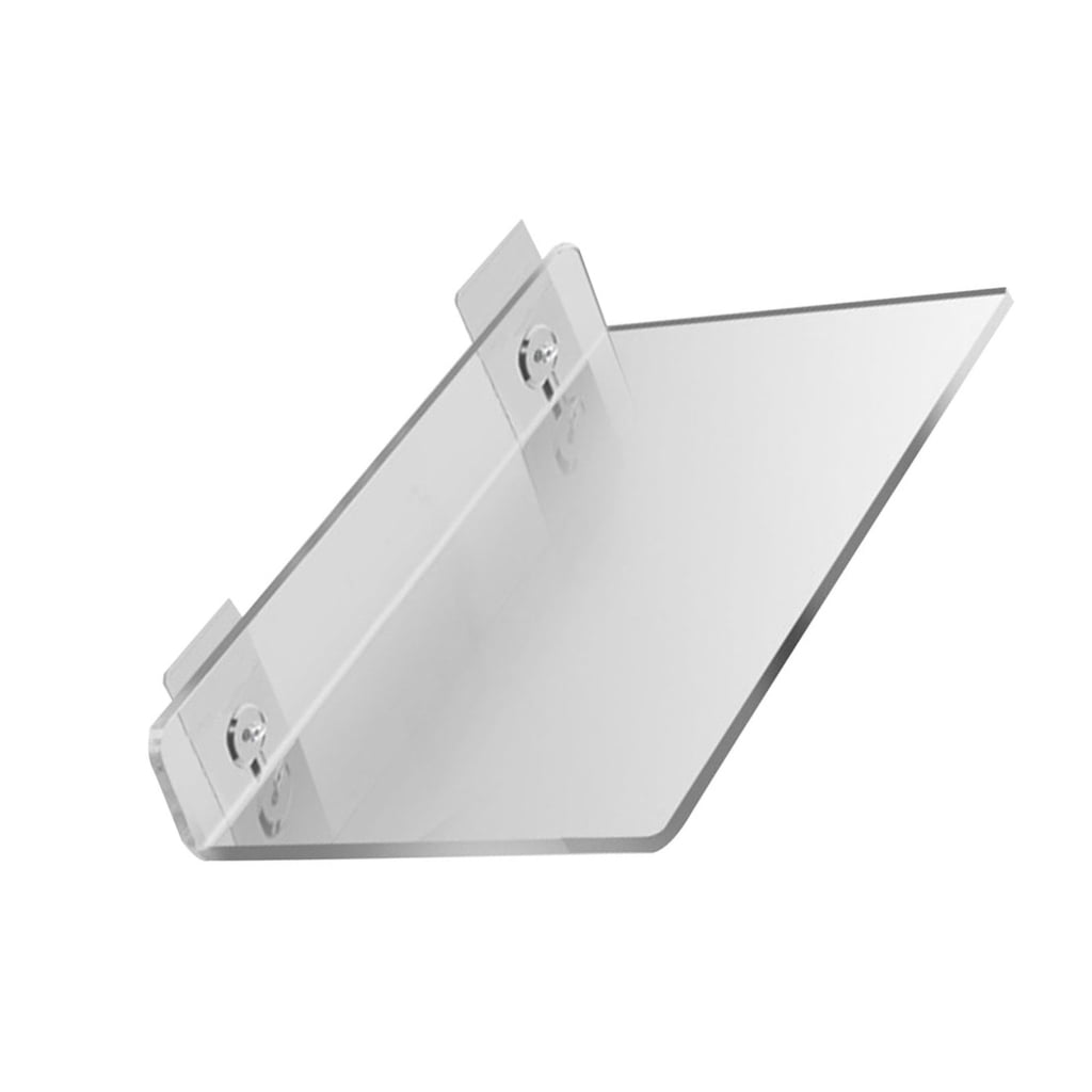 Yammee Storage Rack Floating Shelf Wall-mounted Acrylic Clear Floating ...
