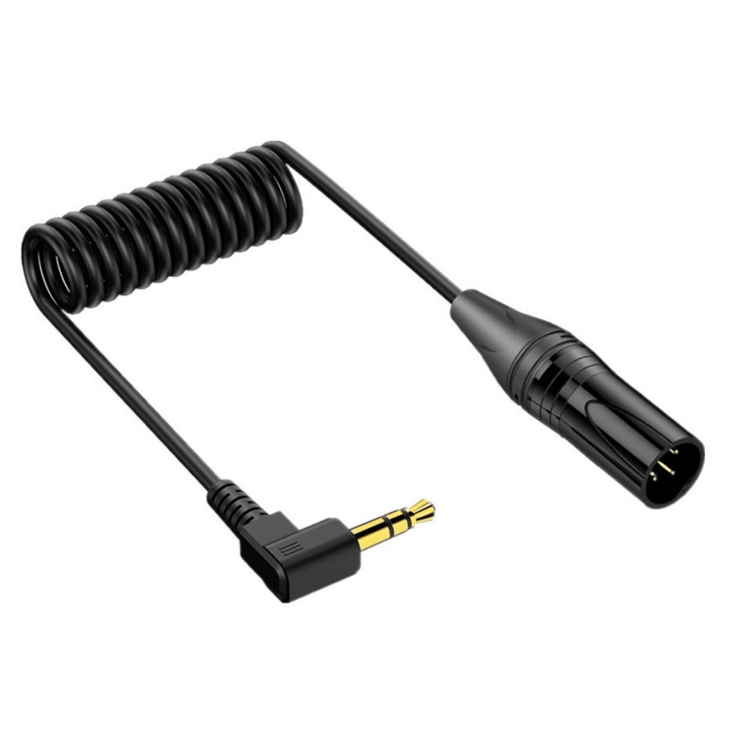 Yammee Stretchable Spring 3.5mm Right Angle to 3Pin Male/Female Stereo ...