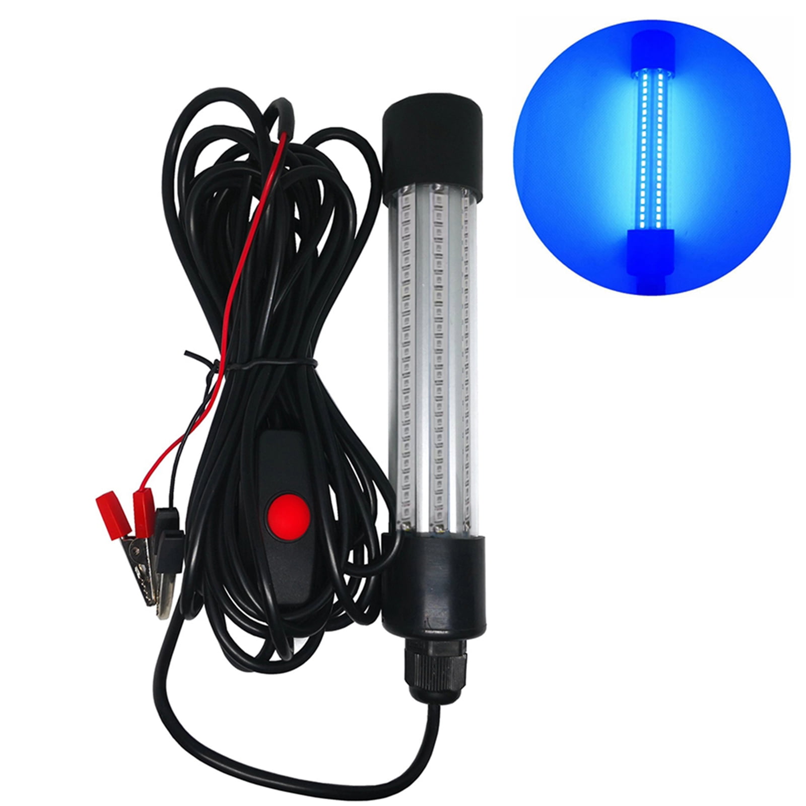 Yammee Submersible Fishing Light Fish Lure Bait Finder Lamp LED ...