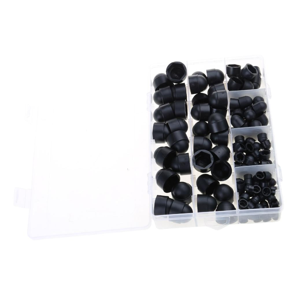 Yammee Threaded Inserts with Caps Set Plastic Locking Assortment Easy ...