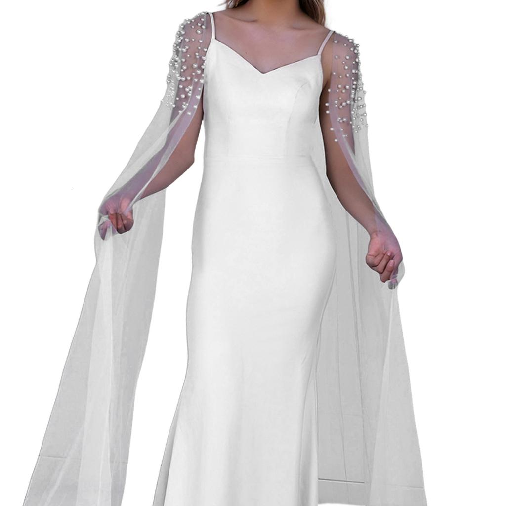 Yammee Trailing Wedding Arm Sleeves Shrugs for Bridal Wedding Dress ...