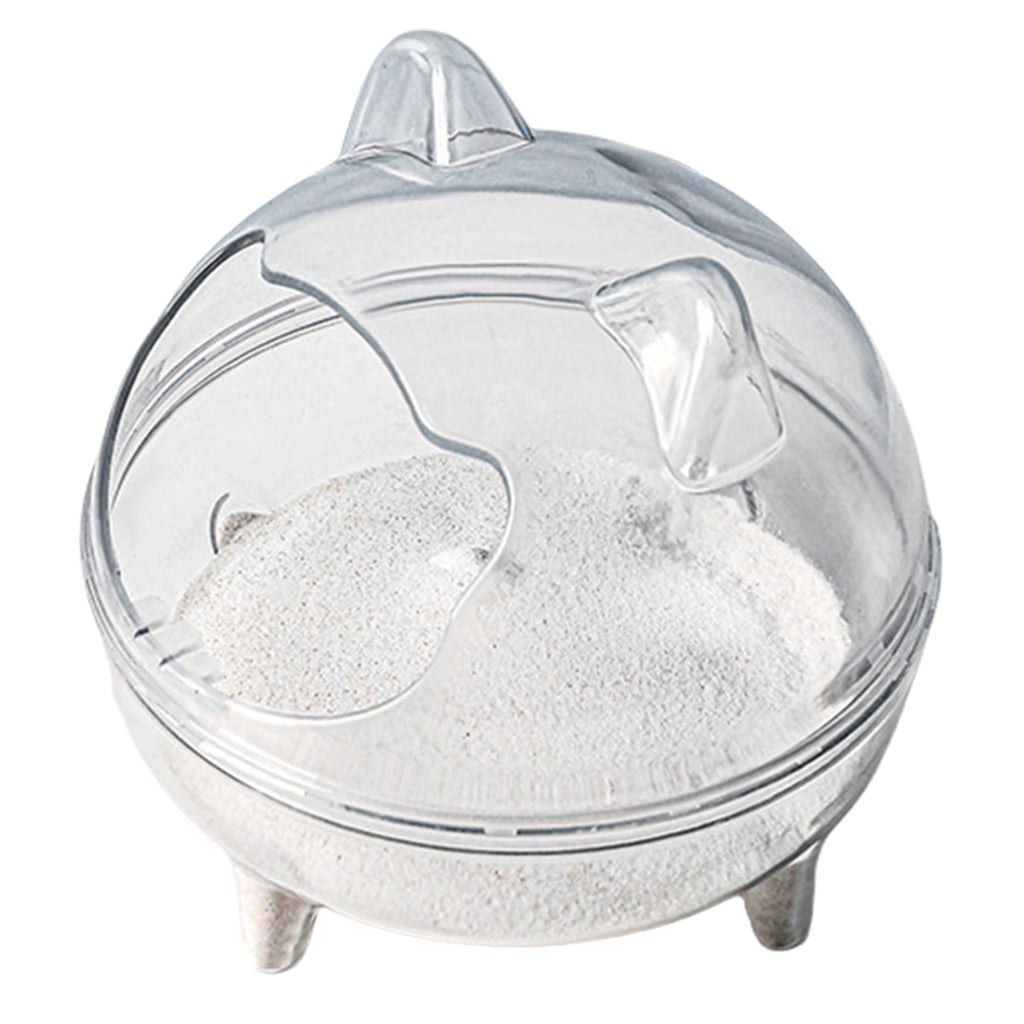 Yammee Transparent Hamster Sand Bath Sturdily Transparent Sand Bath ...