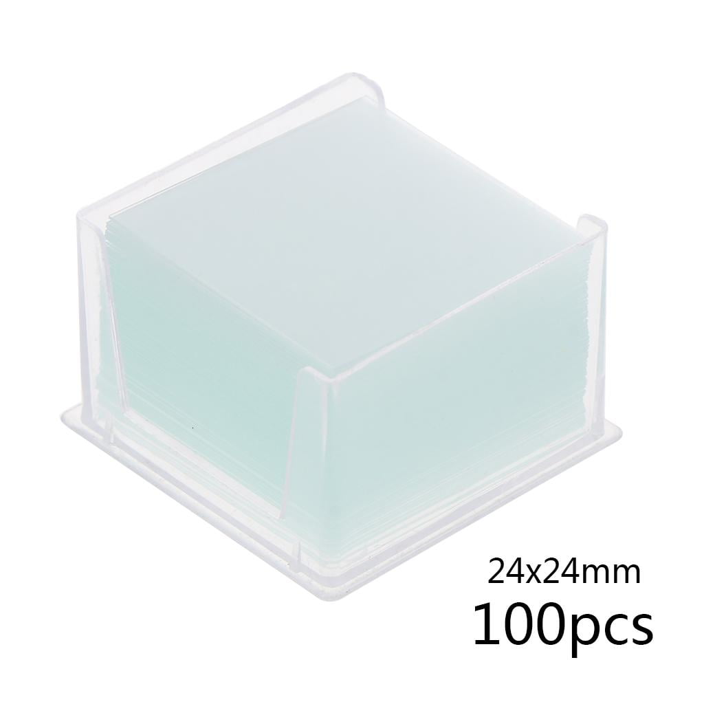 Yammee Transparent Square Glass Slide Coverslip Coverslides For ...