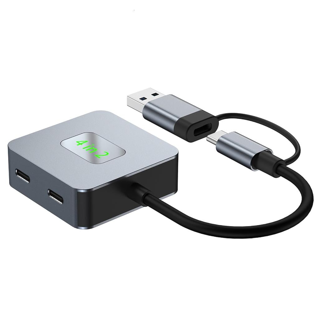 Yammee USB C Hubs 4 Port for Connecting Multiple Devices Like Mouse and ...