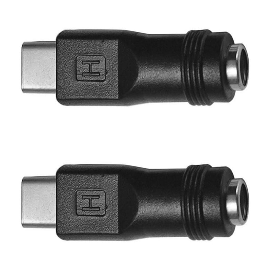 Yammee USB C Male to DC5.5x2.1mm Female Barrels Plugs Converters ...