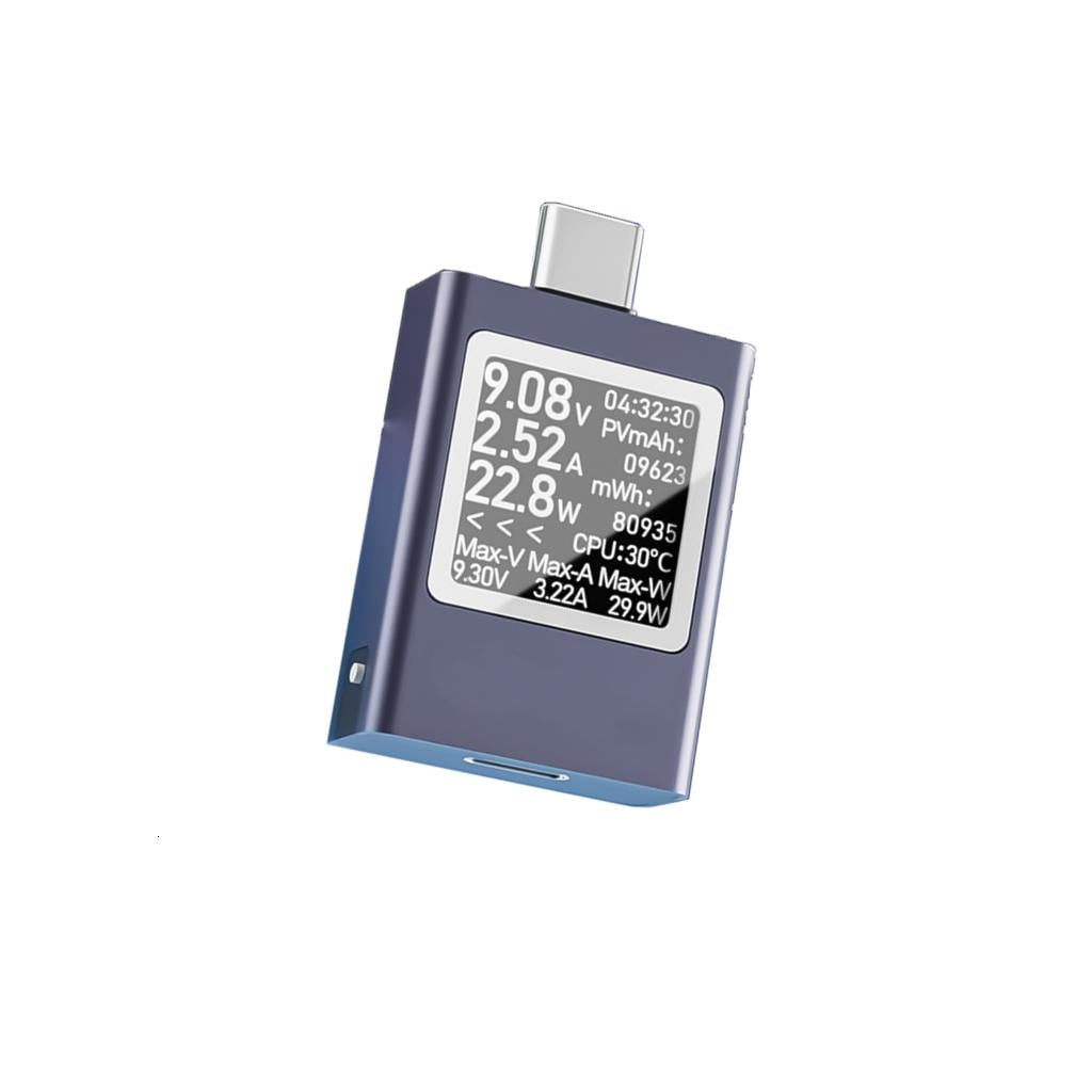 Yammee USB C Power Meter Type C Voltage Current Tester With LED Display ...
