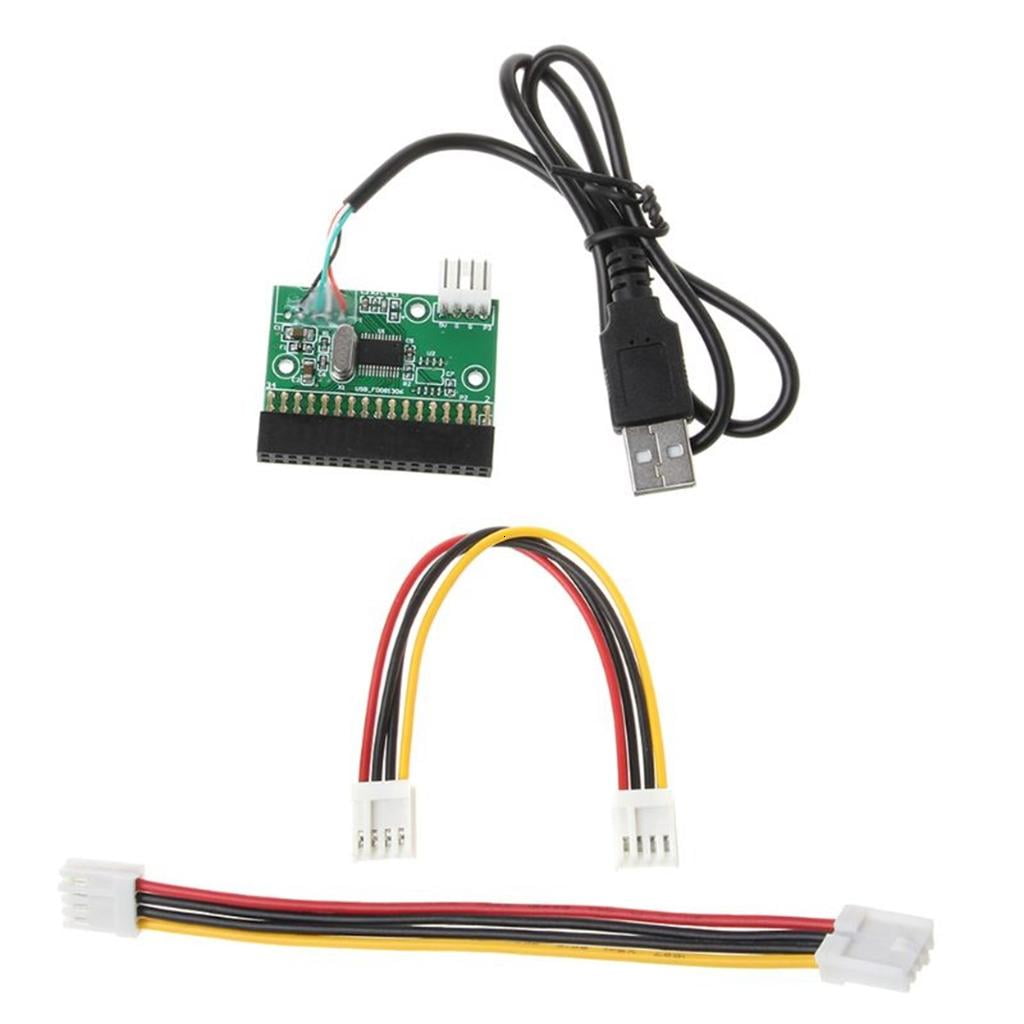 Yammee USB Cable Adapter 34P Floppy Drive Connector Includes Power ...