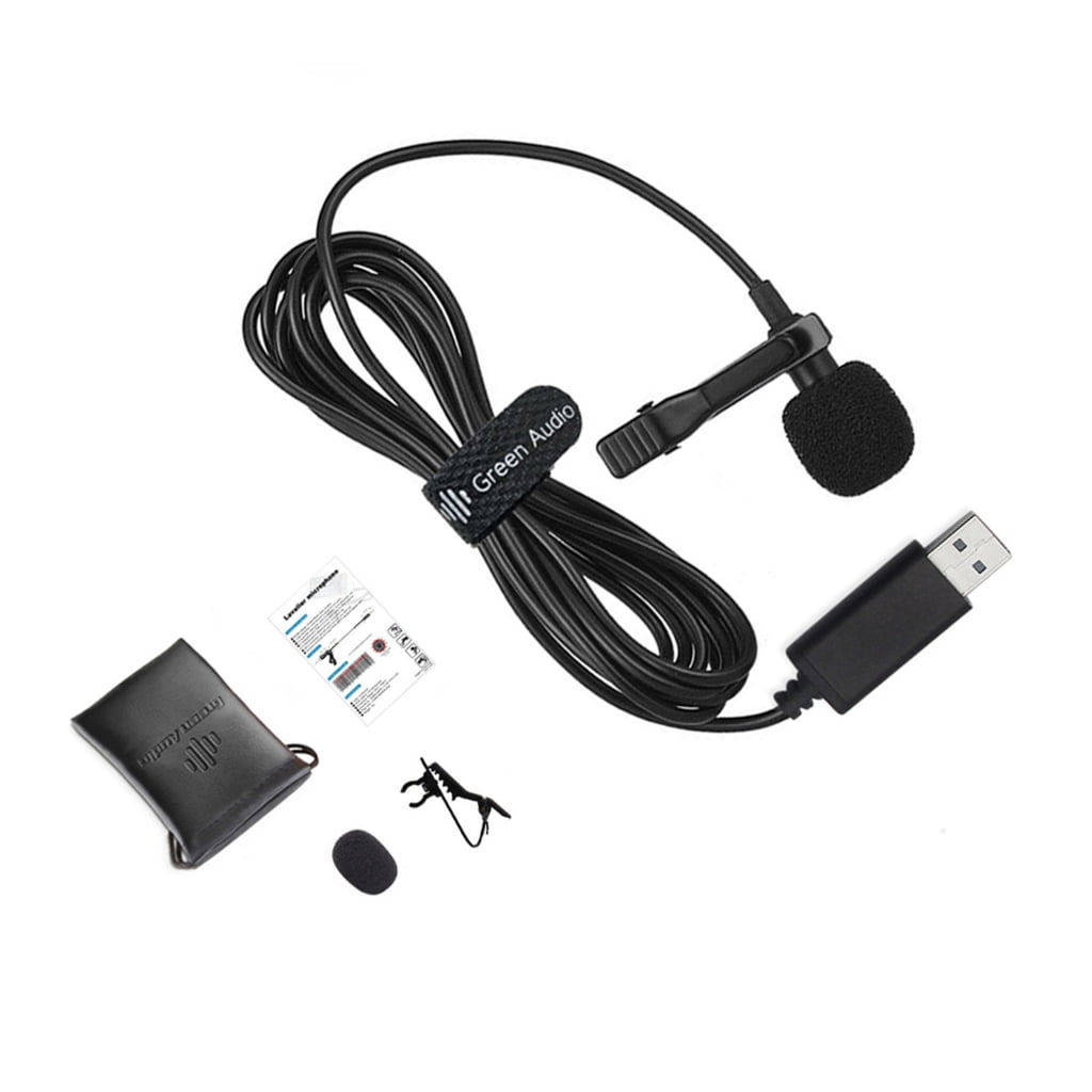 Yammee USB Lapel Mic for Computers with Noise Cancelling Technology ...