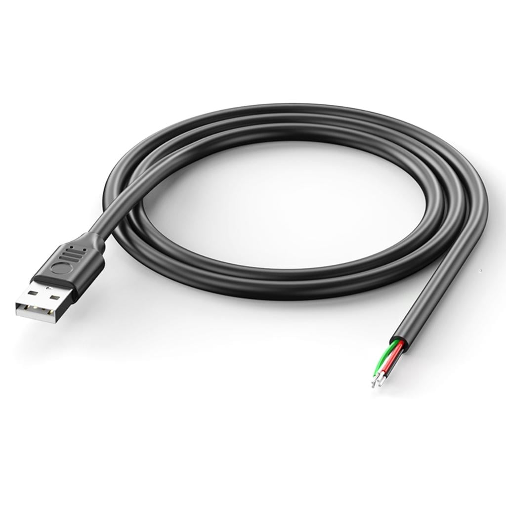 Yammee USB Male Female Plug Cable to 4pin Pigtail Wire 15cm-100cm for ...