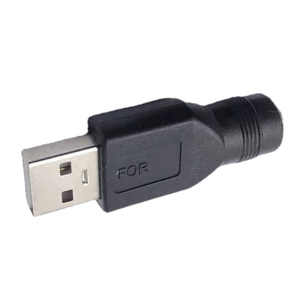 Yammee USB Male/Female to Round Head Circular Hole DC5.5x2.1 Female ...
