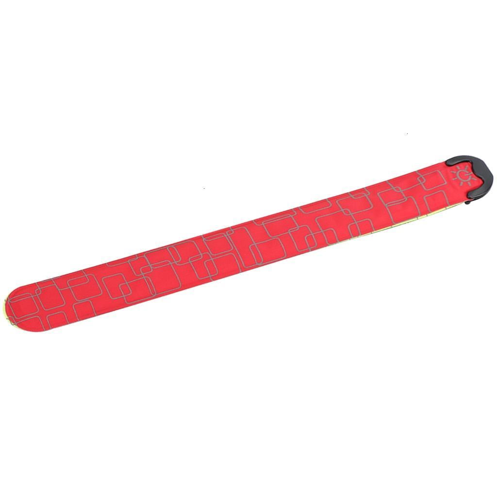 Yammee USB Rechargeable Reflective Wristband Bracelet, Safety LED Light ...