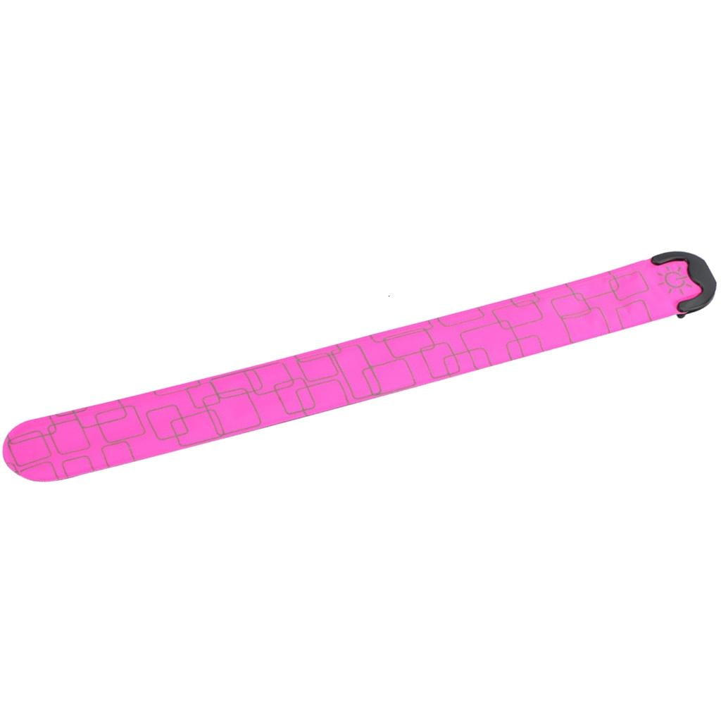 Yammee USB Rechargeable Reflective Wristband Bracelet, Safety LED Light ...