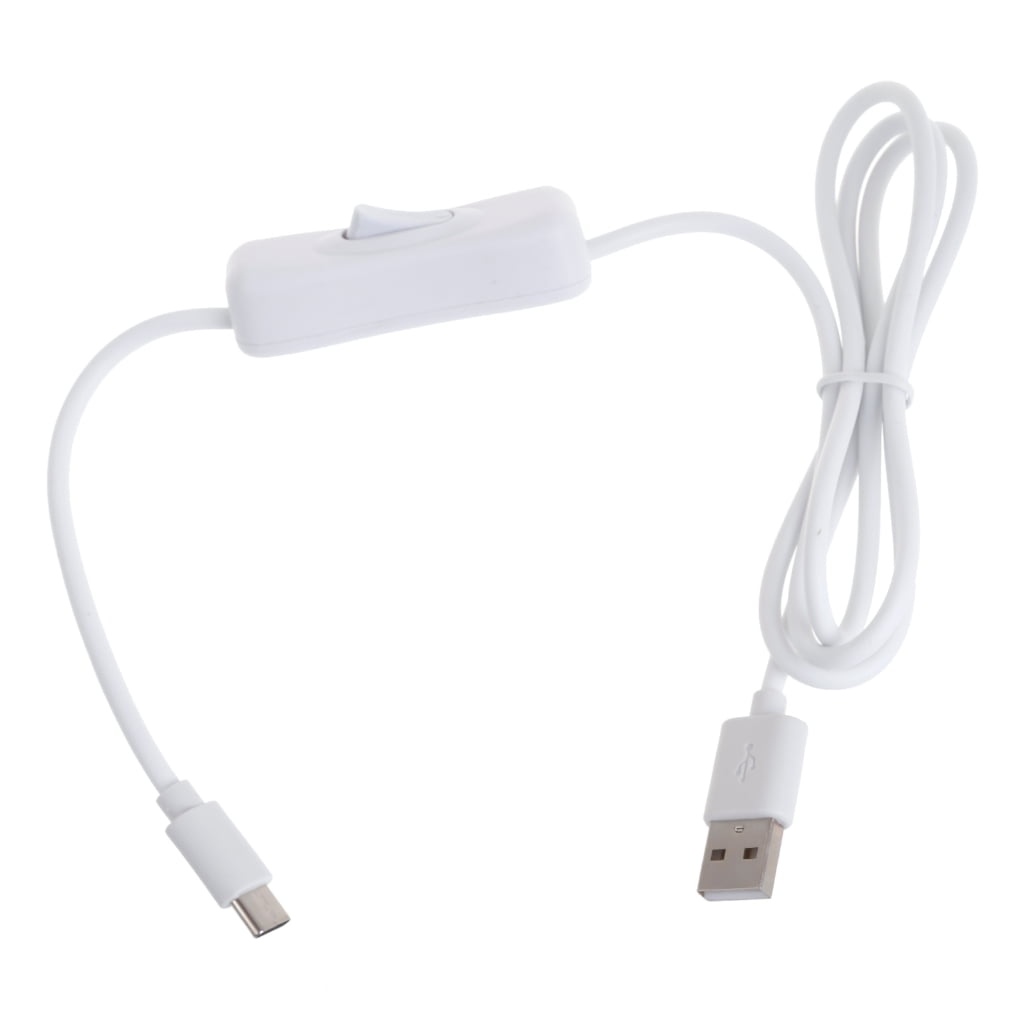 Yammee USB Type-C to USB A Charger Cable withSwitch 5V3A Power Cord ...