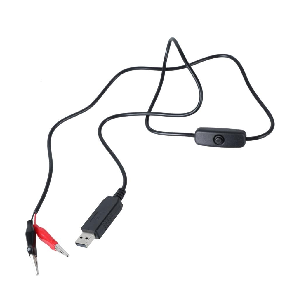 Yammee USB to 3V Cilp Test Power Cord Wire with Switching Button for ...
