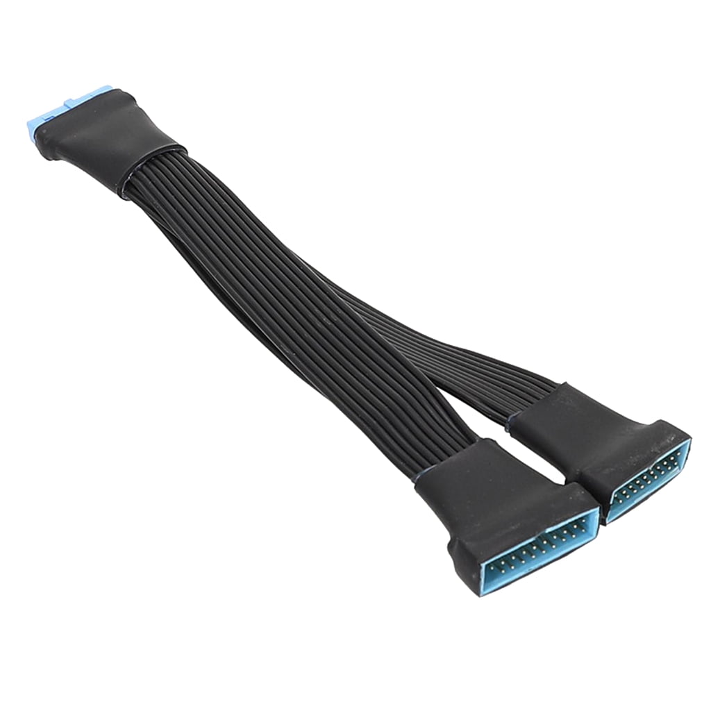 Yammee USB3.0 Header Extension Cable, 19/20Pin 1 to 2 Splitter for ...