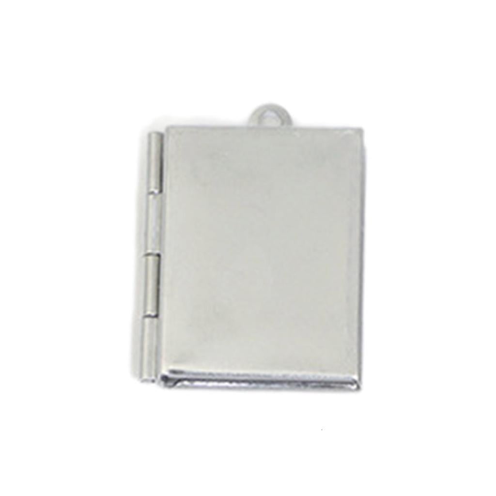 Yammee Unique Book Shaped Locket Pendant Stylish Photo Display ...