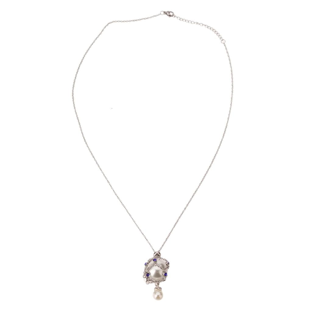 Yammee Unique Crystal Net Pendant Necklace Adjustable Length Necklace ...