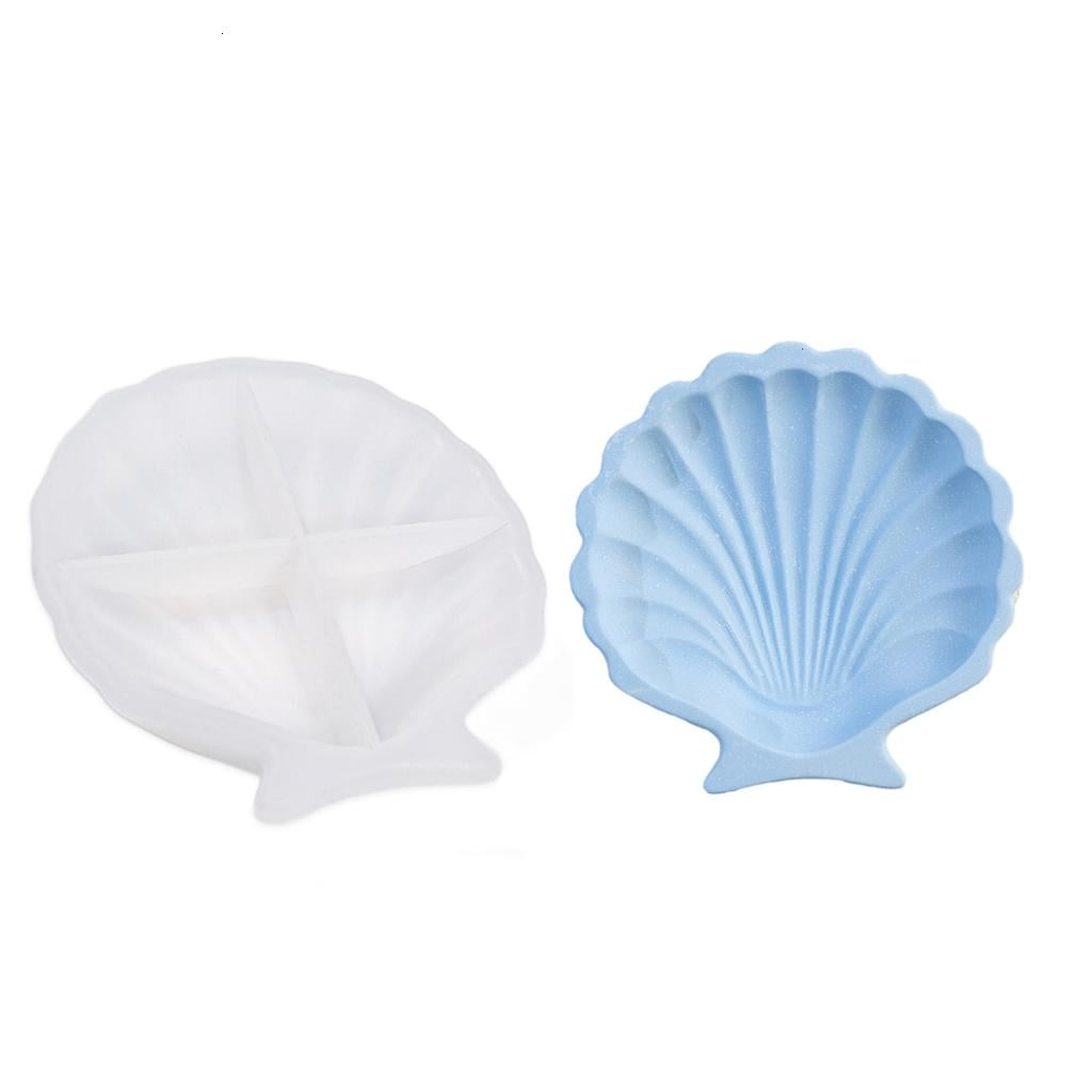 Yammee Unique Silicone Plate Making Mold Sturdy Silicone Seashells Tray ...