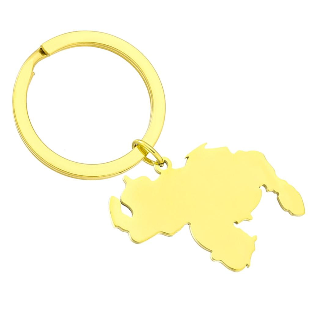 Yammee Unique Venezuela Map Keys Jewelry Stainless Steel Venezuela Map ...