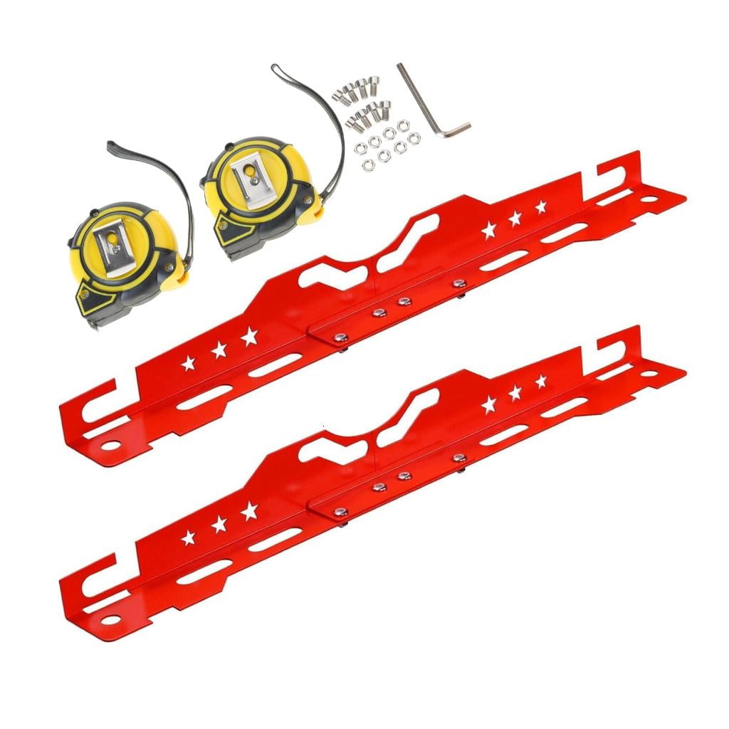 Yammee Universal Fit Toe Alignment Tool Aluminum Wheel Alignment Plates ...