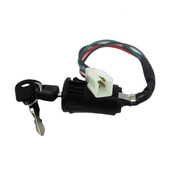 Yammee Universally 4 Wire 4 Pin Ignition Key Switch Start Lock with 2 ...
