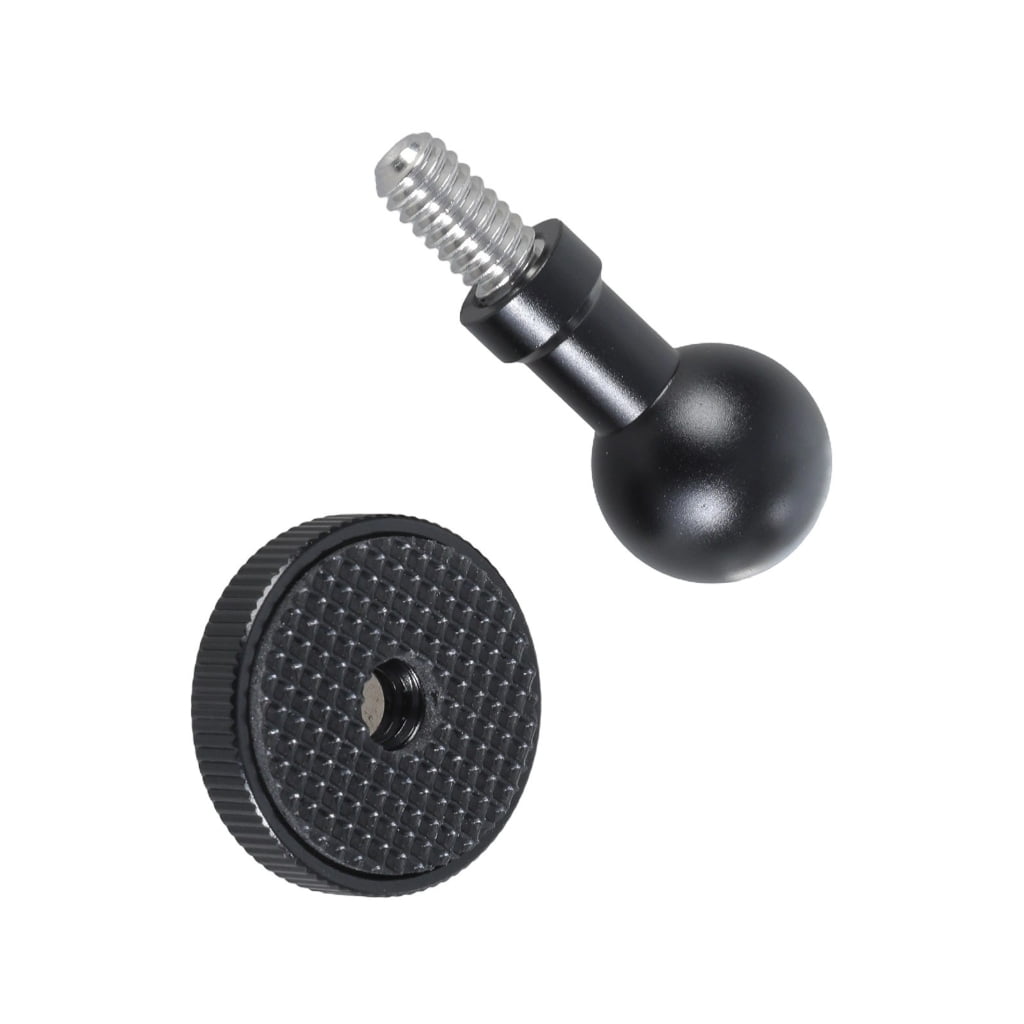 Yammee Versatile 17mm Ball Connector 1/4 Screw Adapter for Tripods ...