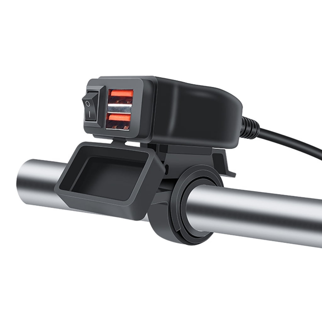 Yammee Waterproof Motorcycle USB Charger 6.8A quick charges Adapter ...
