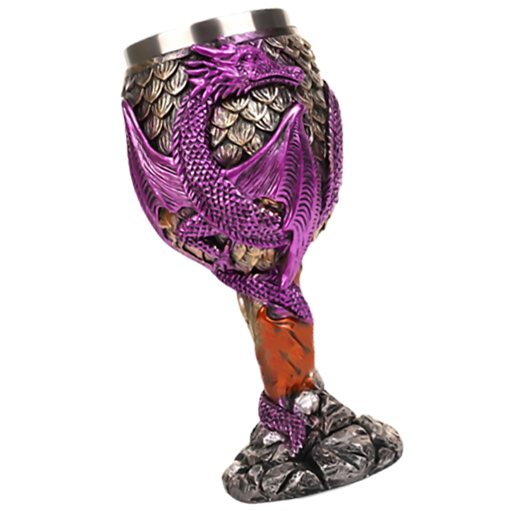 Yammee Wine Glass Dragon Themed High Stem Wine Cup for Home Gatherings Drinkware - Walmart.com