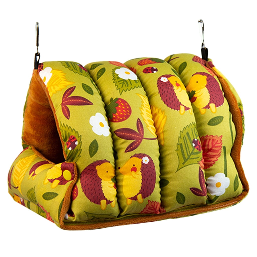 Yammee Winter Warm Bird Nest House Parrot Hanging Hammock Velvet Shed ...